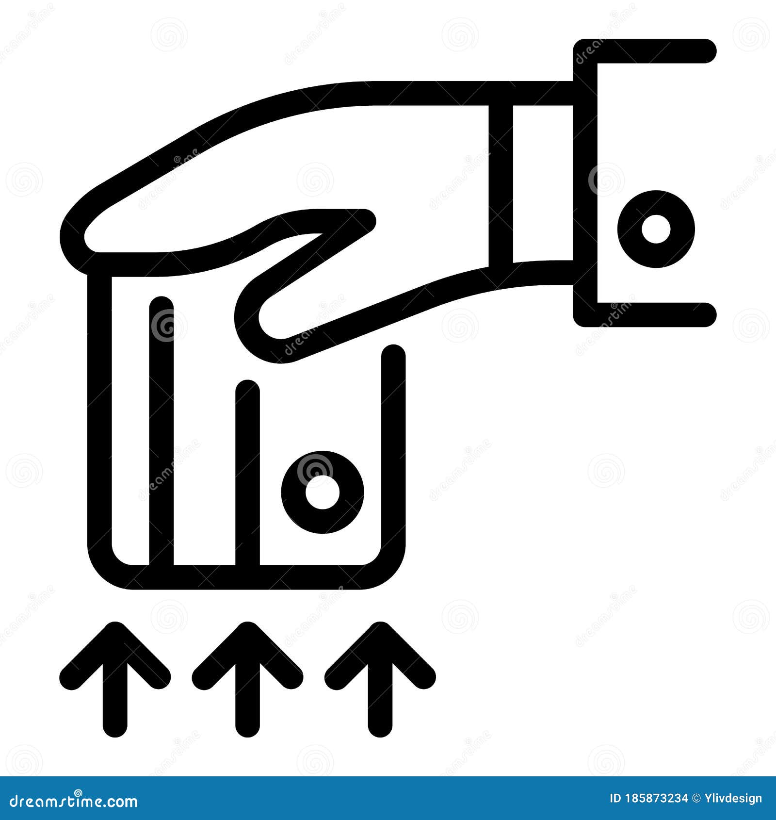 Return Credit Card Icon, Outline Style Stock Vector - Illustration of ...