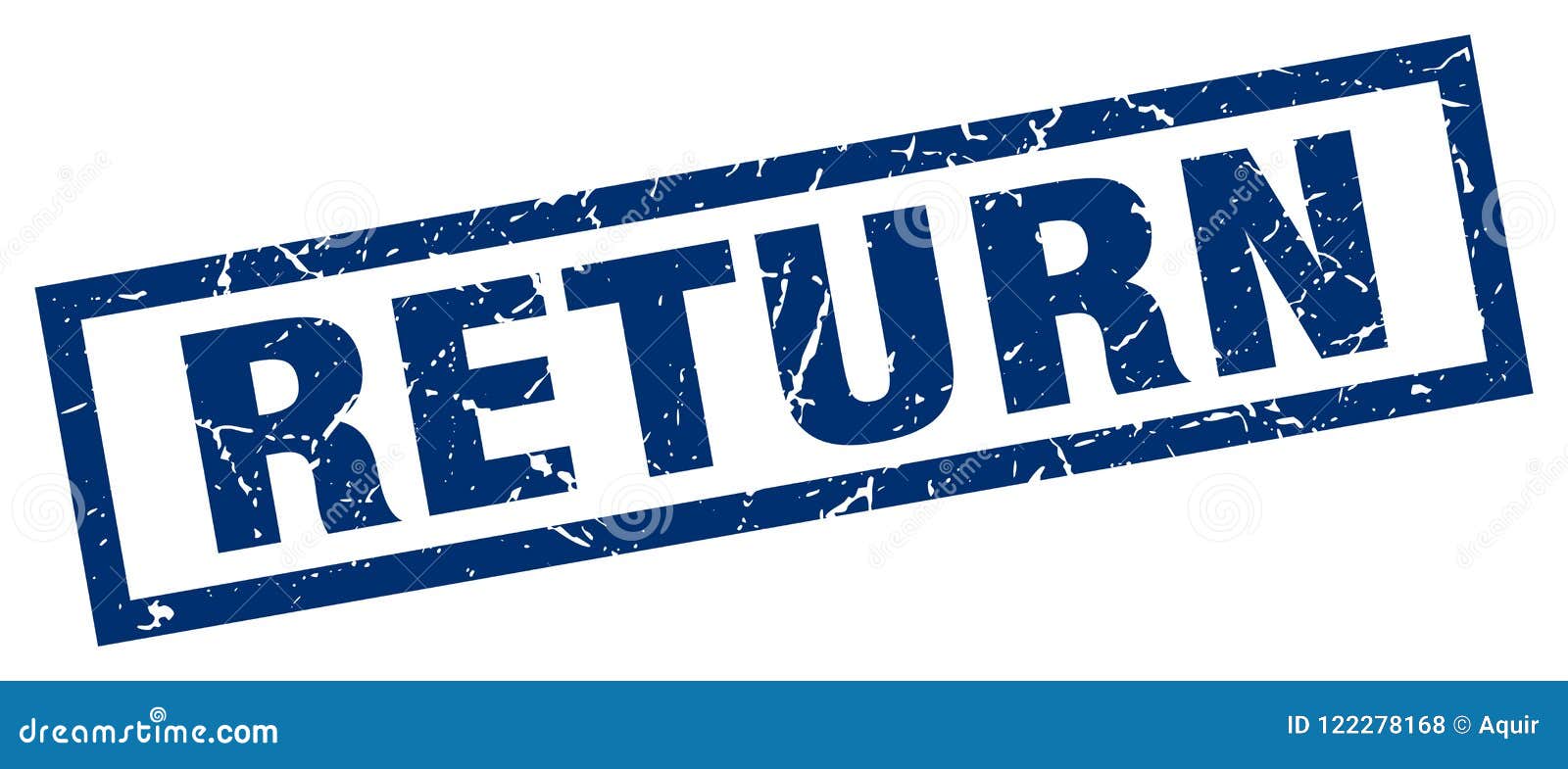 Return stamp stock vector. Illustration of badge, vector - 122278168