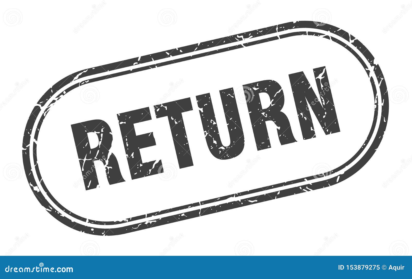 Return stamp stock vector. Illustration of stamp, label - 153879275