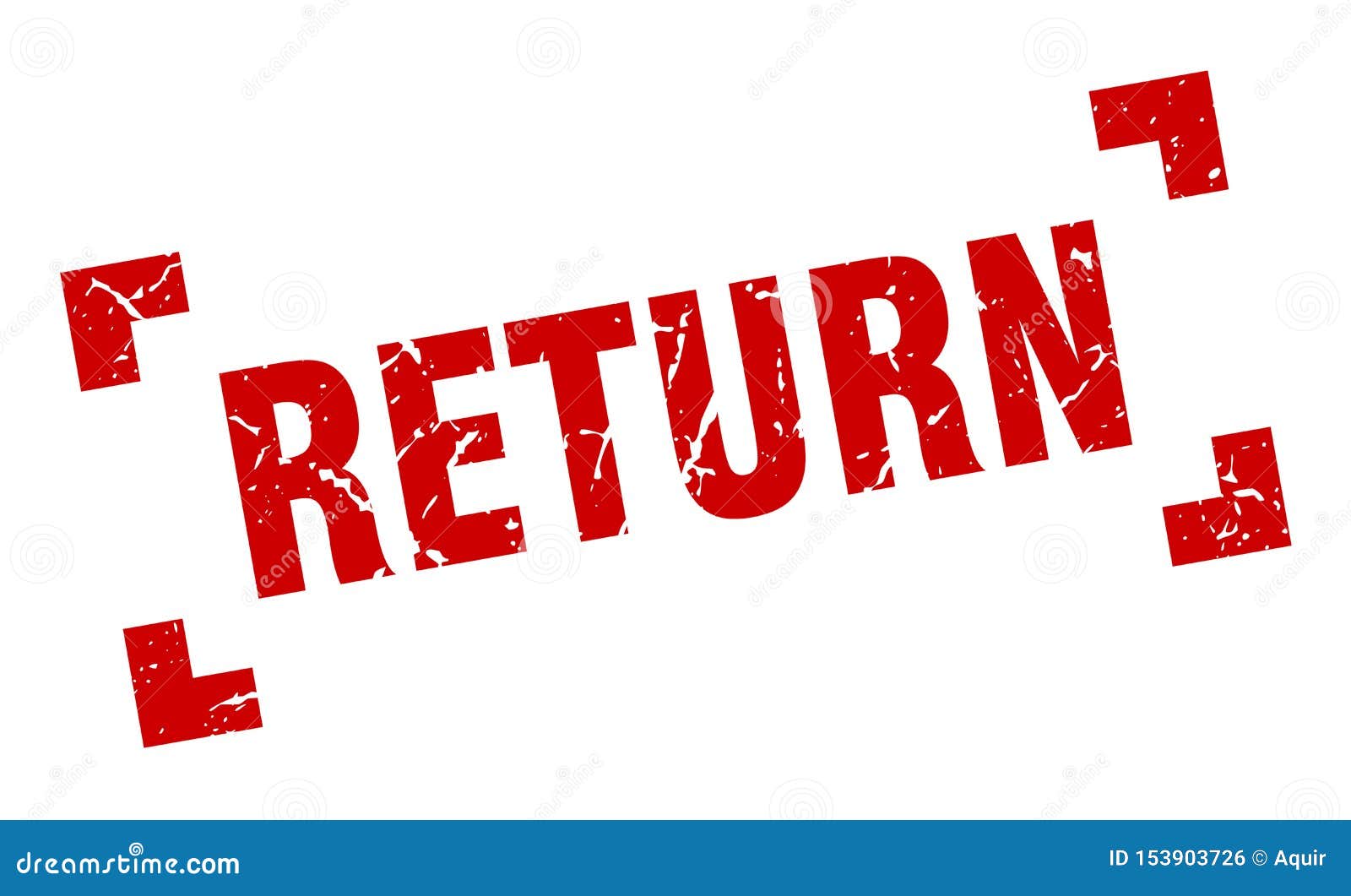 Return stamp stock vector. Illustration of insignia - 153903726