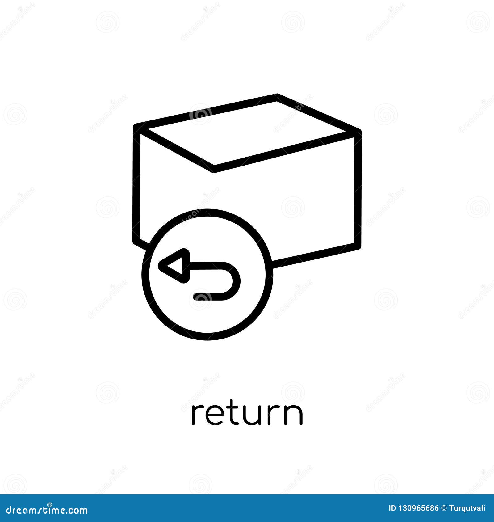 Return Icon from Collection. Stock Vector - Illustration of exchange ...