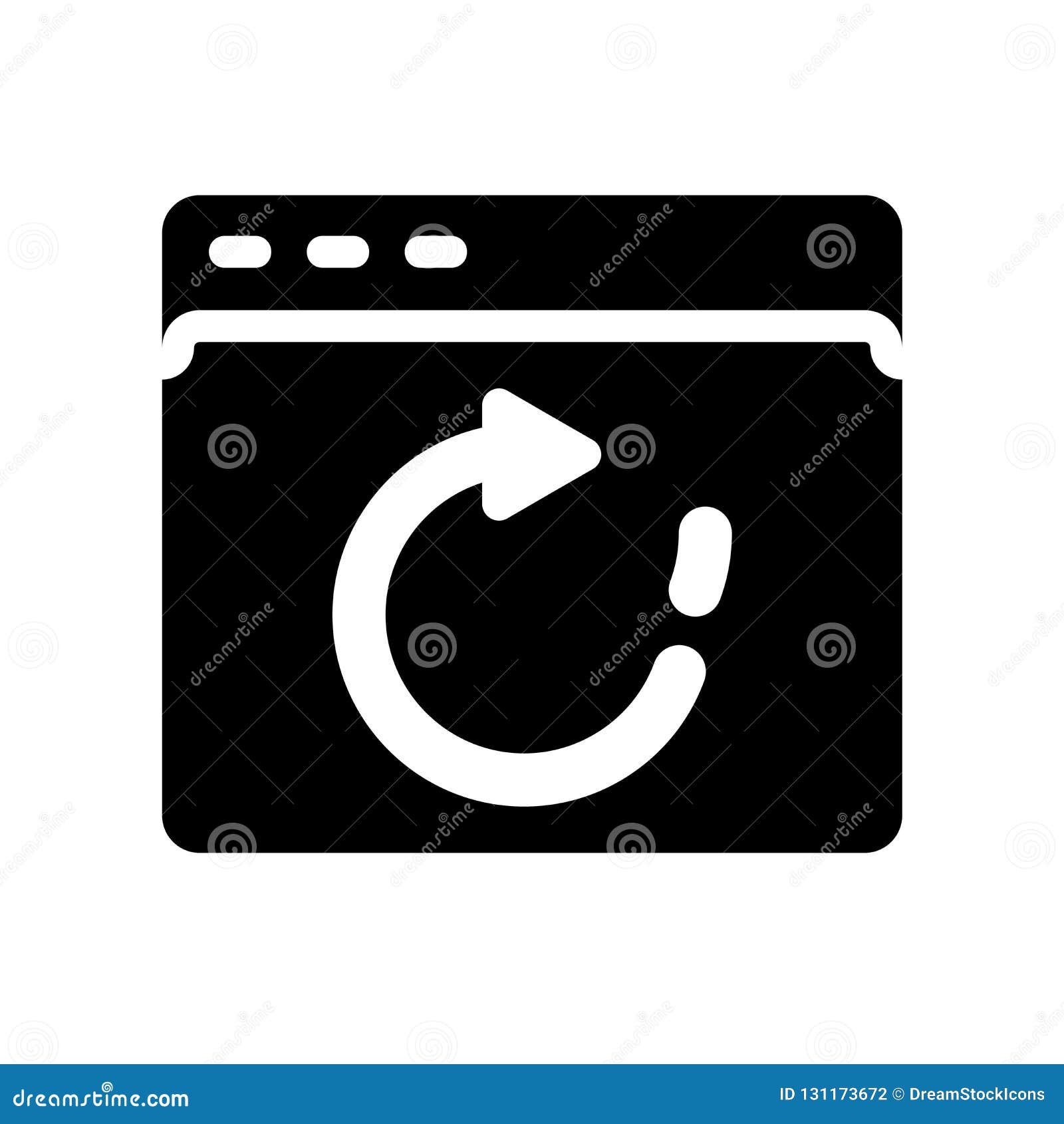 Return Icon. Trendy Return Logo Concept on White Background from Stock ...