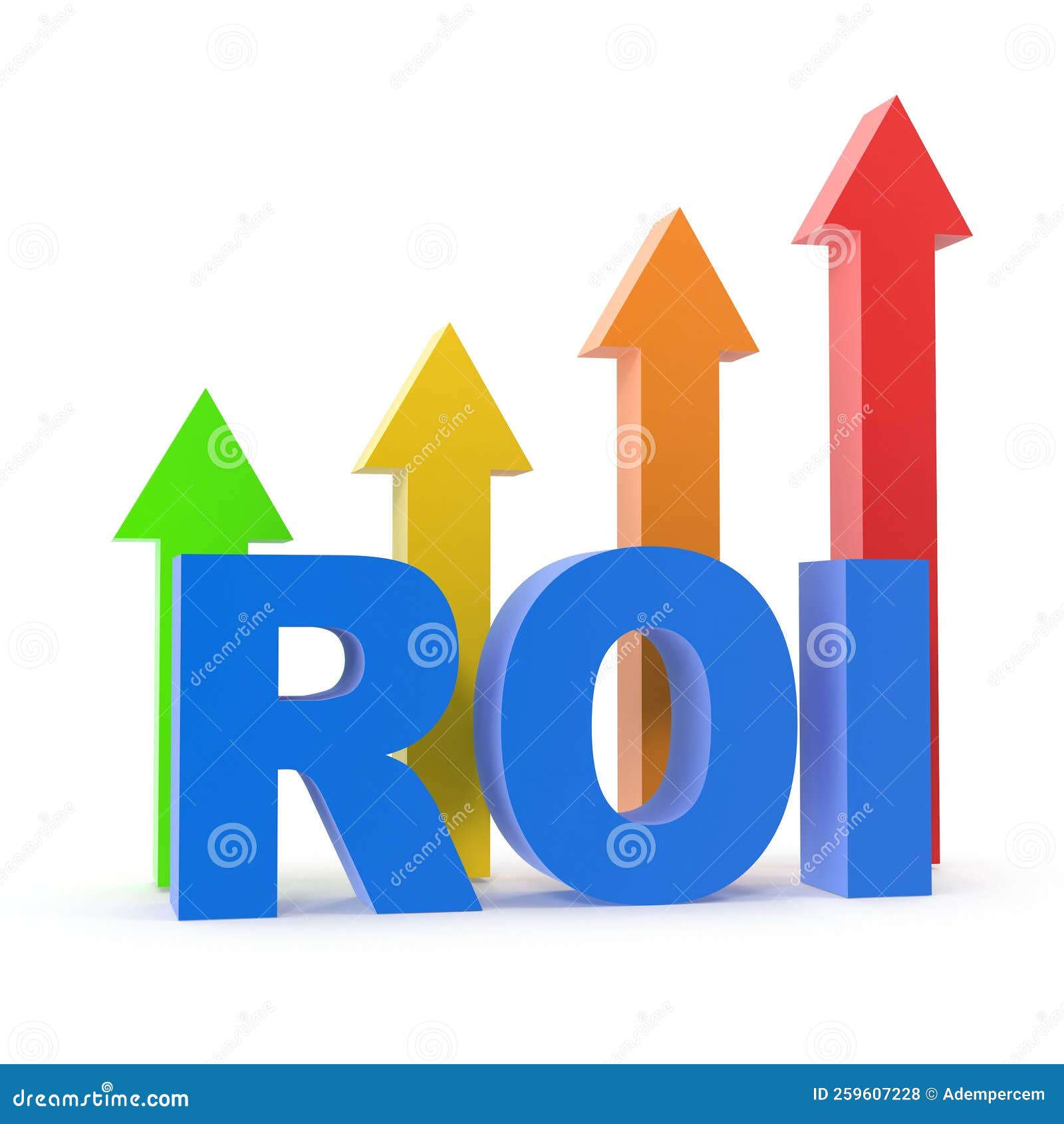 Return on Investment stock illustration. Illustration of growing ...