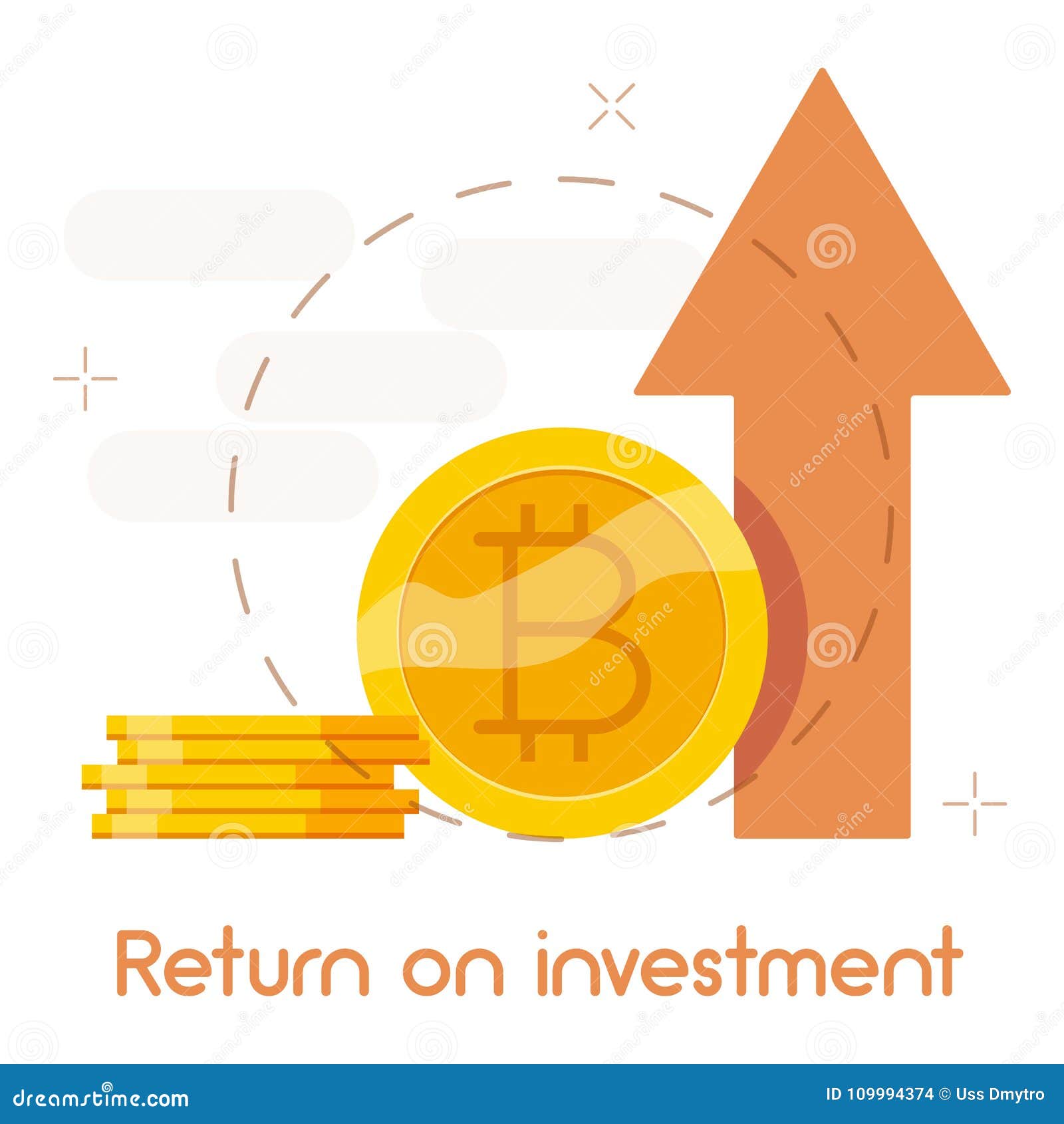 Return on Investment Icon, Cartoon Style Stock Vector - Illustration of ... Return on Investment Icon, Cartoon Style Stock Vector - Illustration of ...