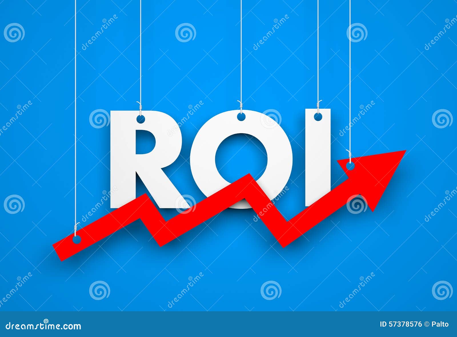 Return on investment stock illustration. Illustration of achievement ...