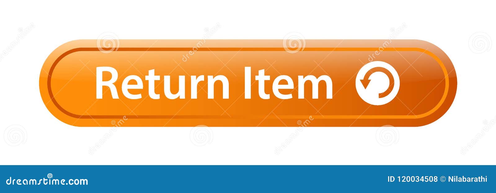 Return item icon button stock illustration. Illustration of ...