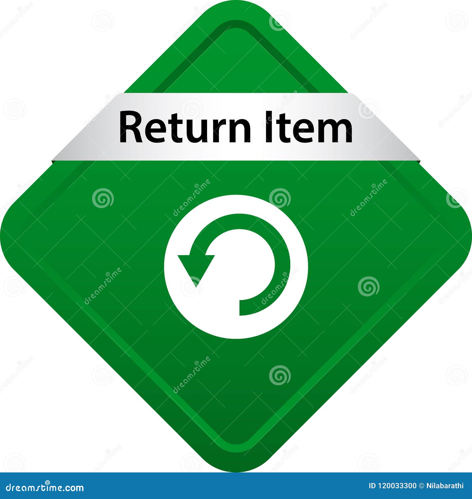 Return item icon button stock illustration. Illustration of choice ...