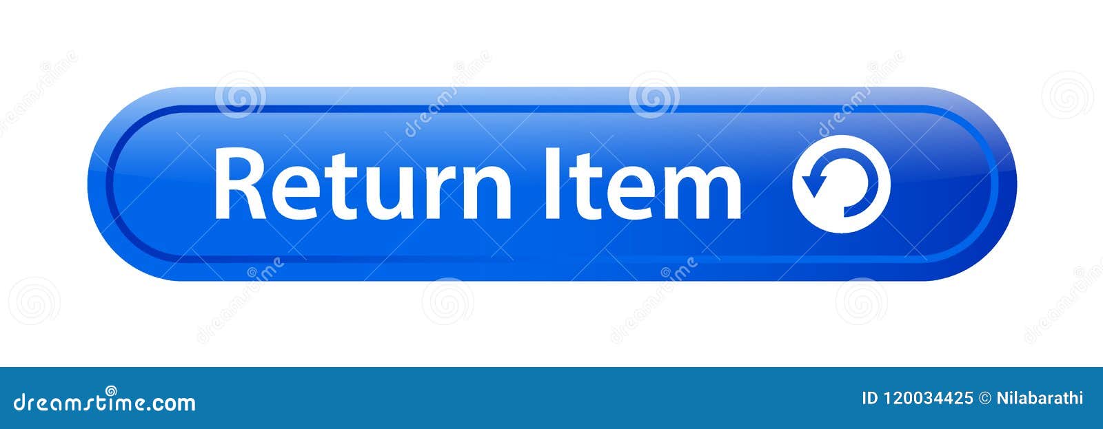 Return item icon button stock illustration. Illustration of choice ...