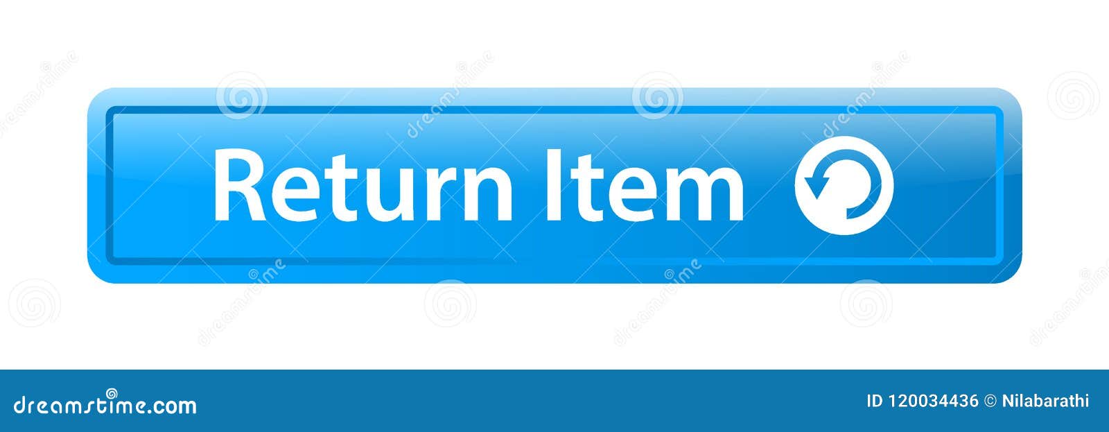 Return item icon button stock illustration. Illustration of icon ...