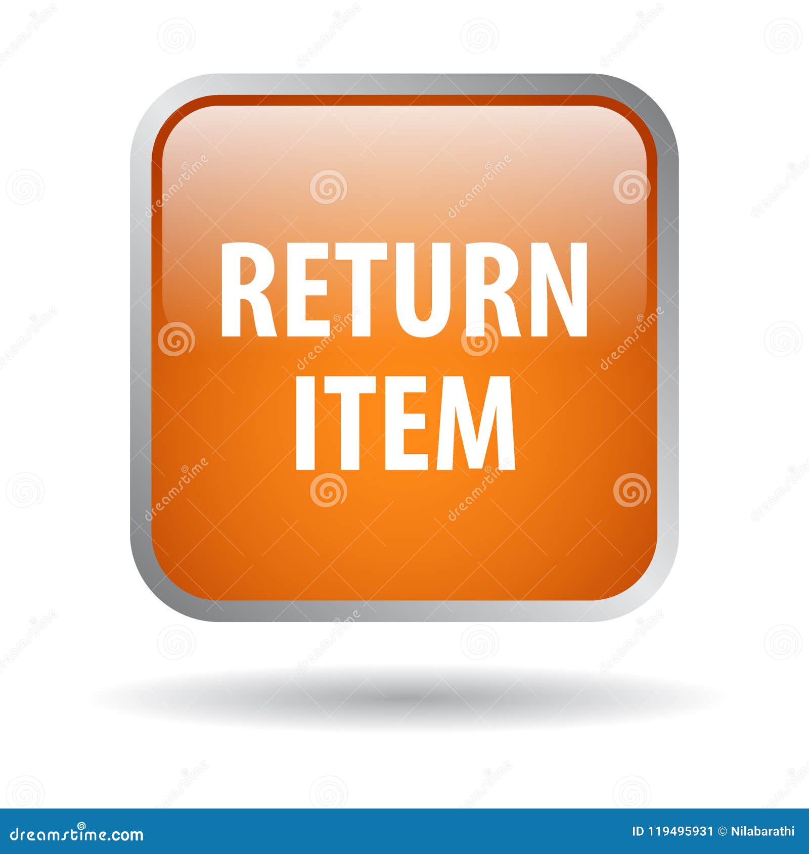Return item web button stock illustration. Illustration of chating ...
