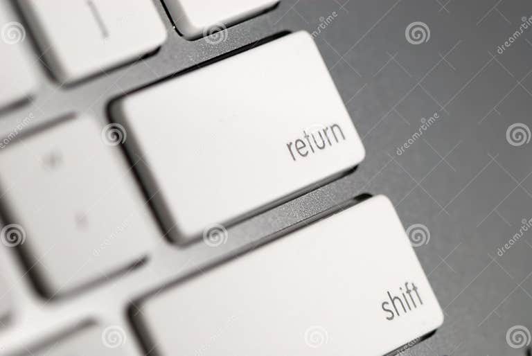 Return key on the Keyboard stock image. Image of delete - 5662803