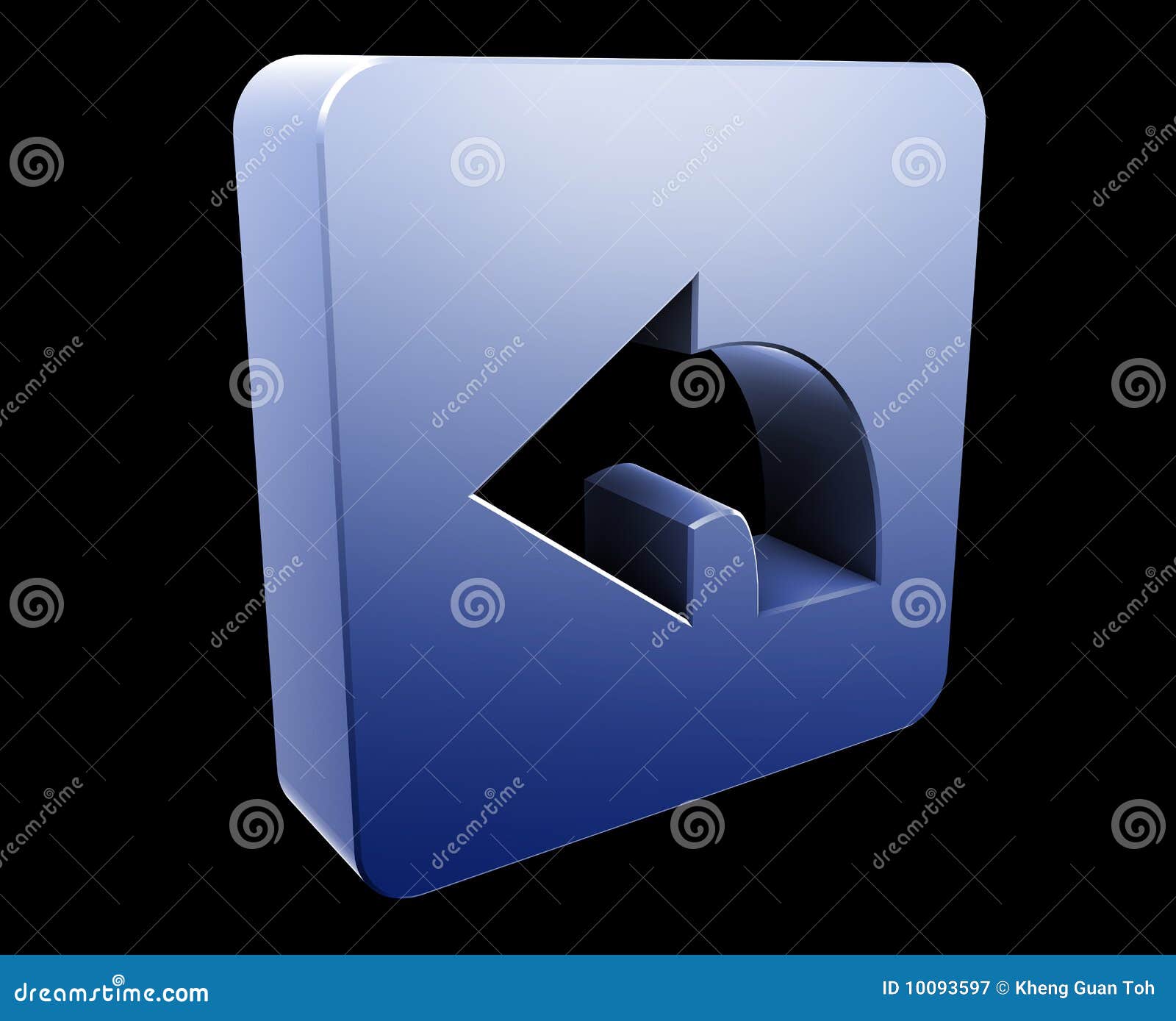 Return navigation icon stock illustration. Illustration of reflective ...