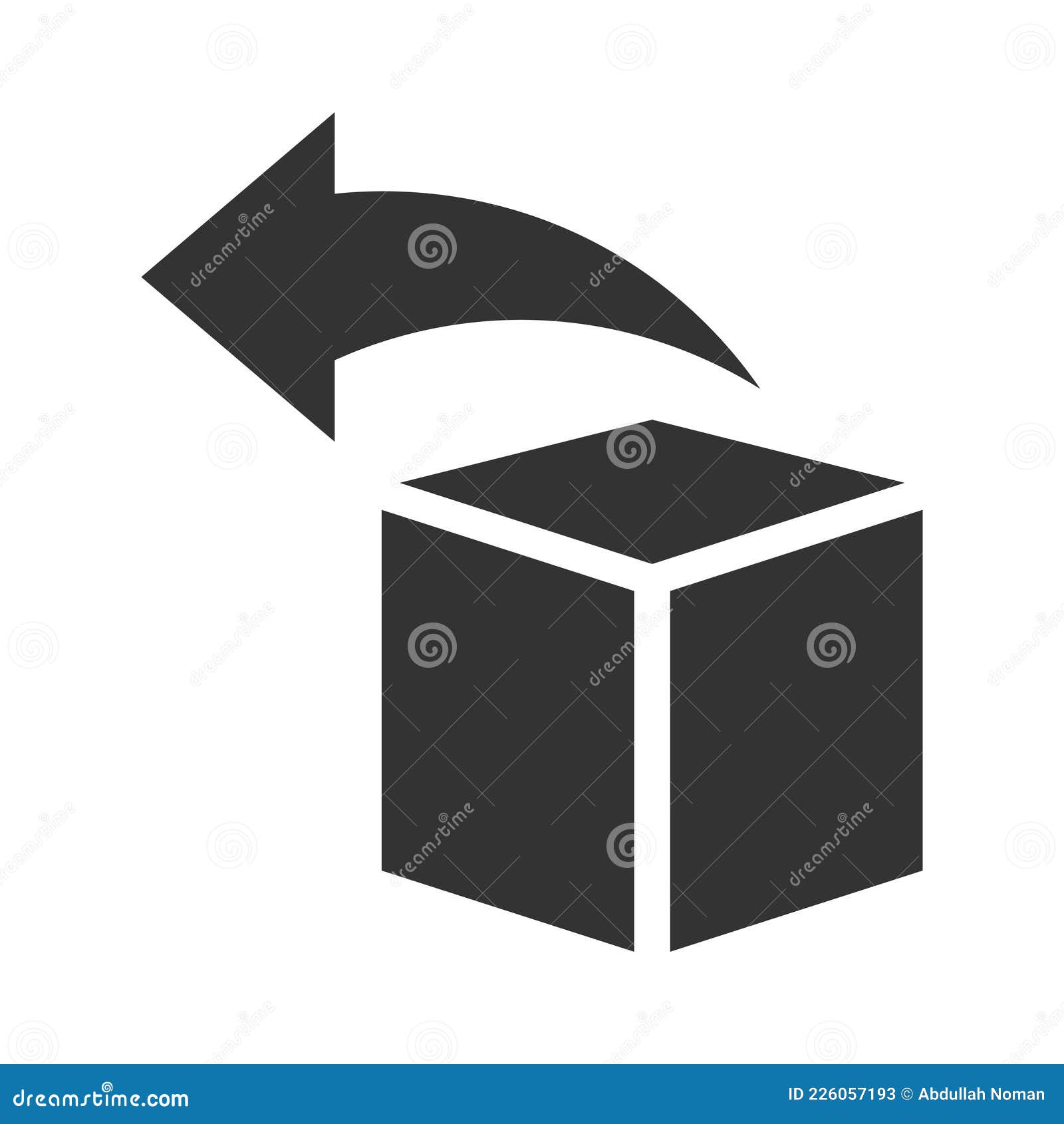 Return order product icon stock vector. Illustration of exchange ...