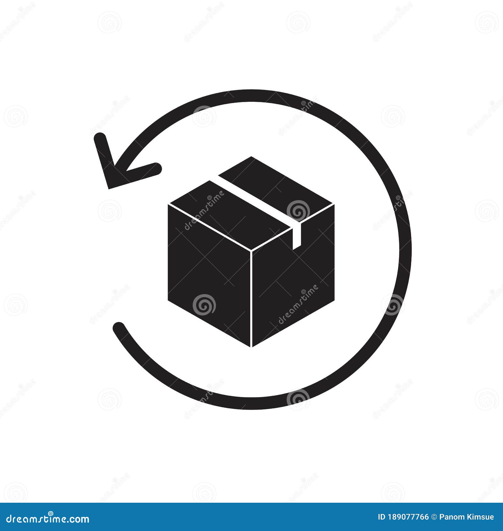 Return Parcel Icon Vector Package Tracking Symbol for Graphic Design ...