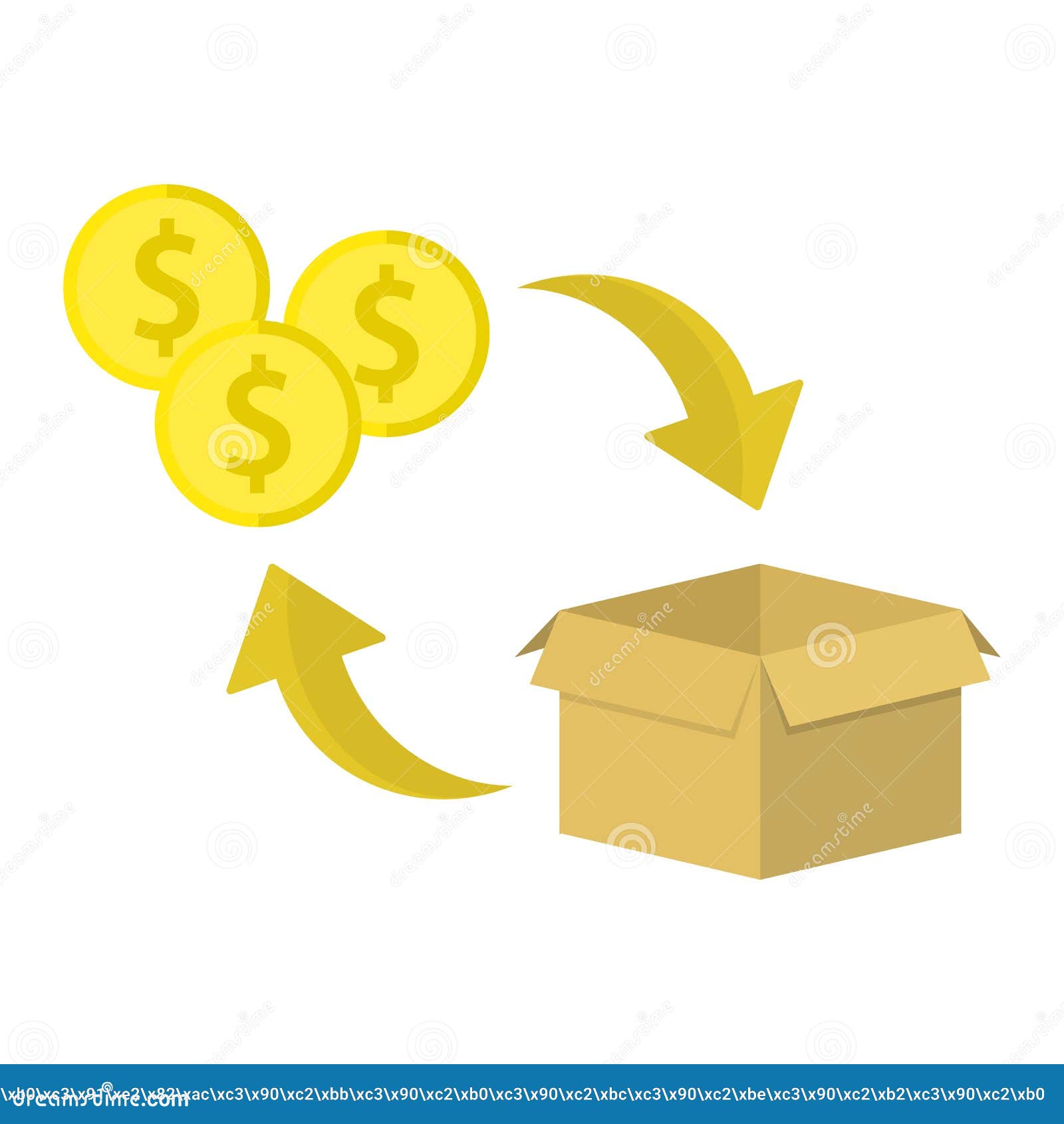 Return Parcel Sign. Package Tracking Symbol. Vector Design Stock Vector ...