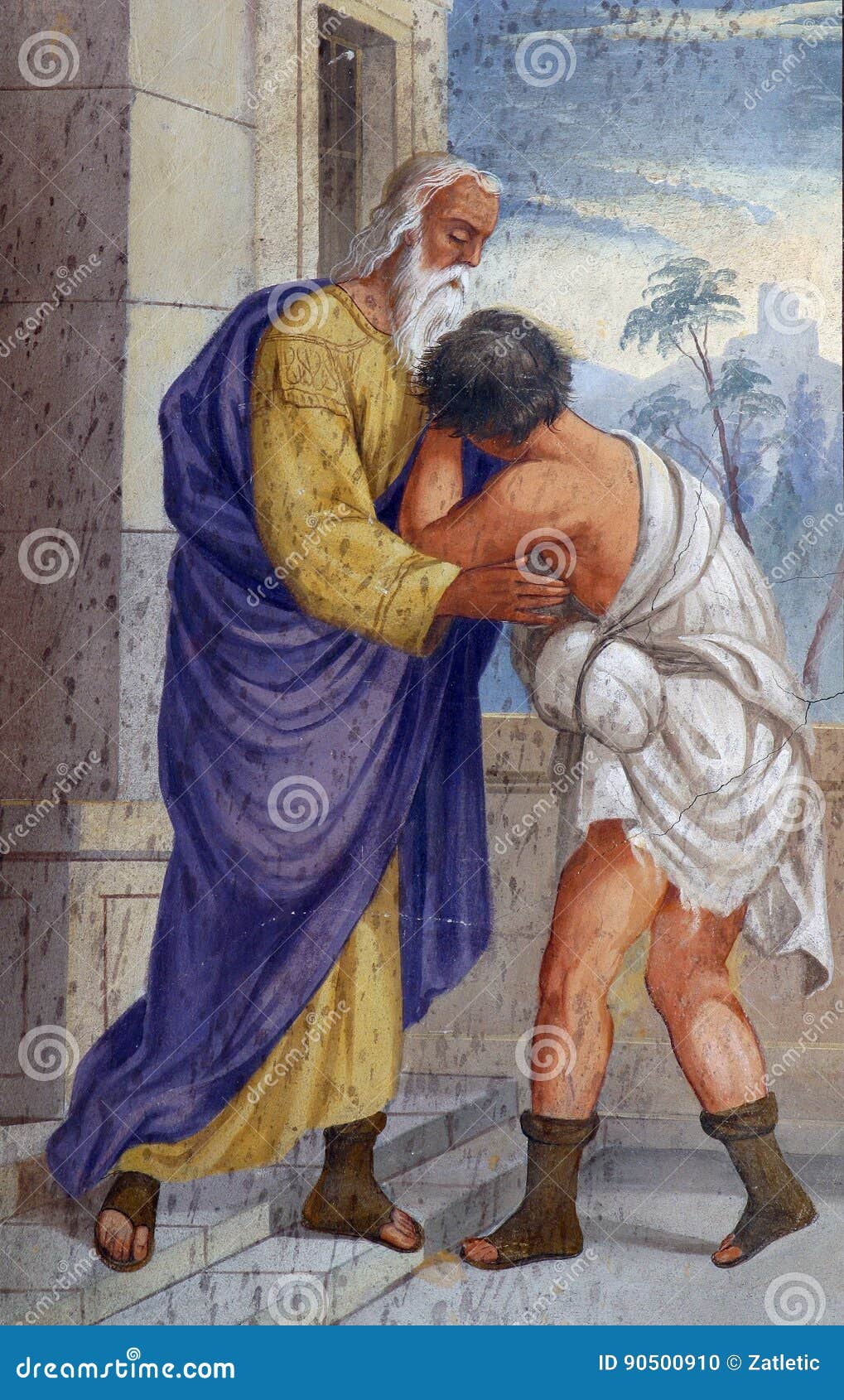 The Return of the Prodigal Son Stock Photo - Image of church ...