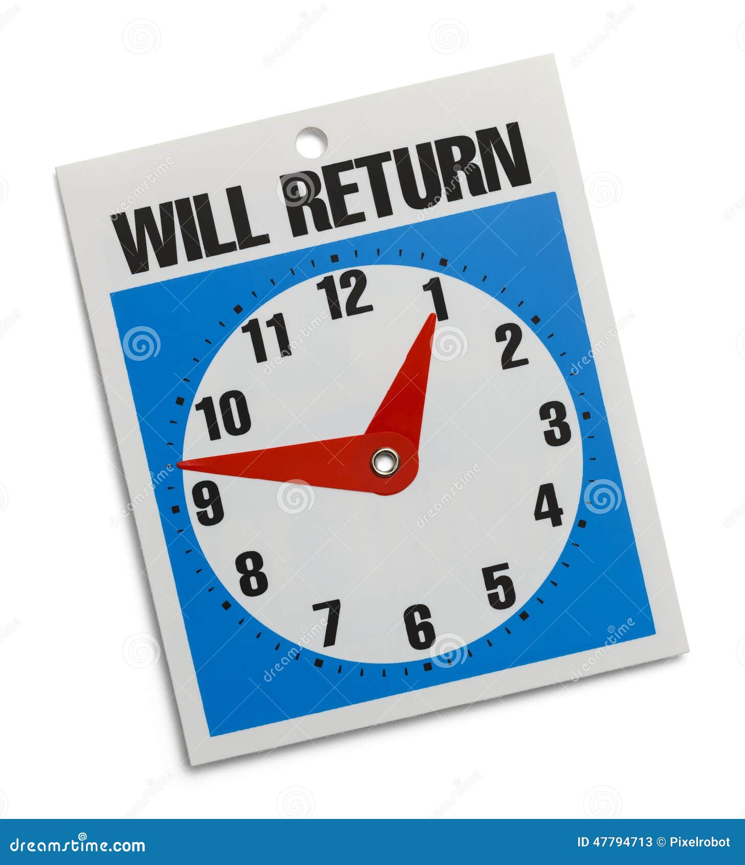 Return Sign stock image. Image of vertical, blue, commercial - 47794713
