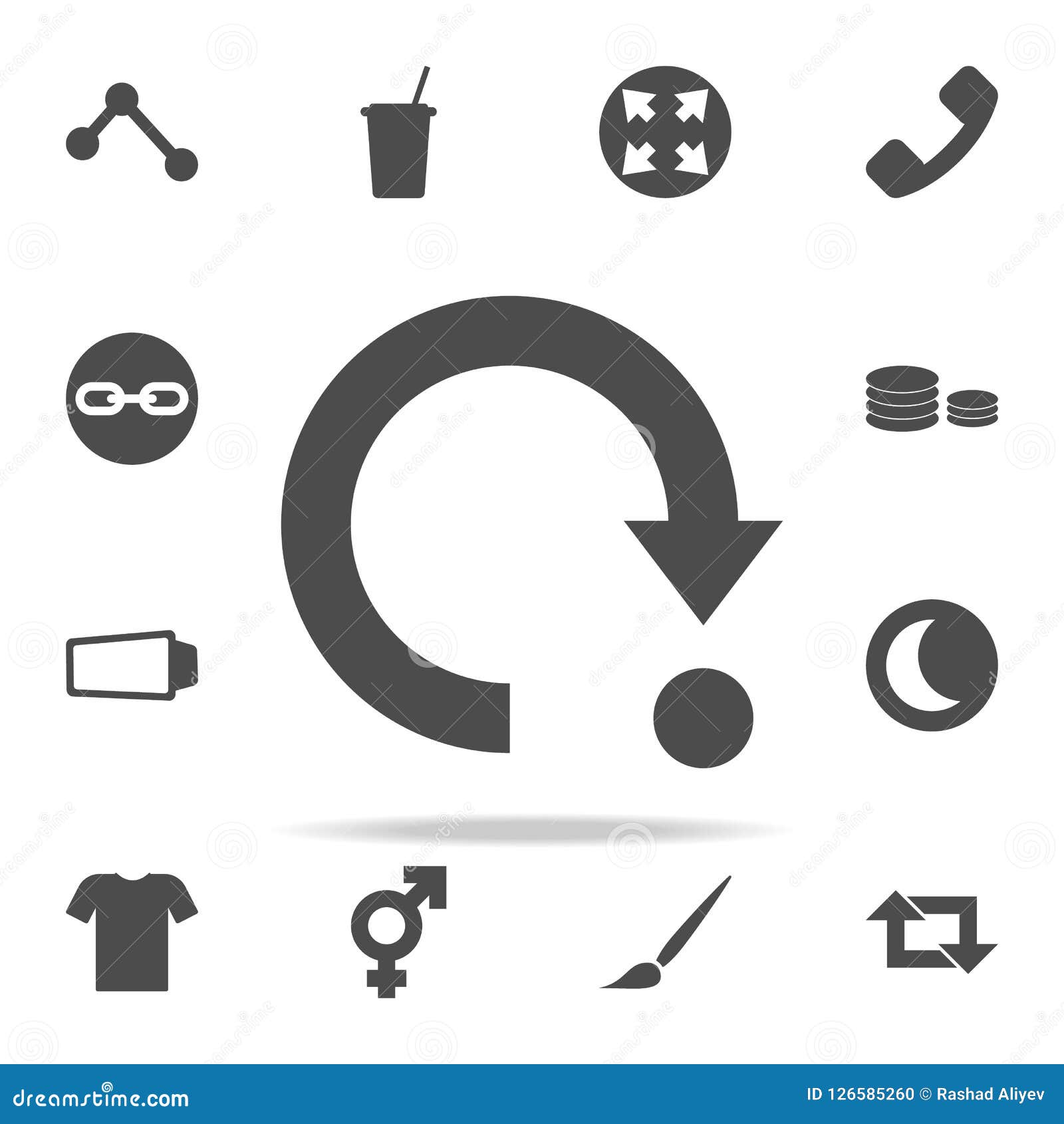 Return Sign Icon. Web Icons Universal Set for Web and Mobile Stock ...