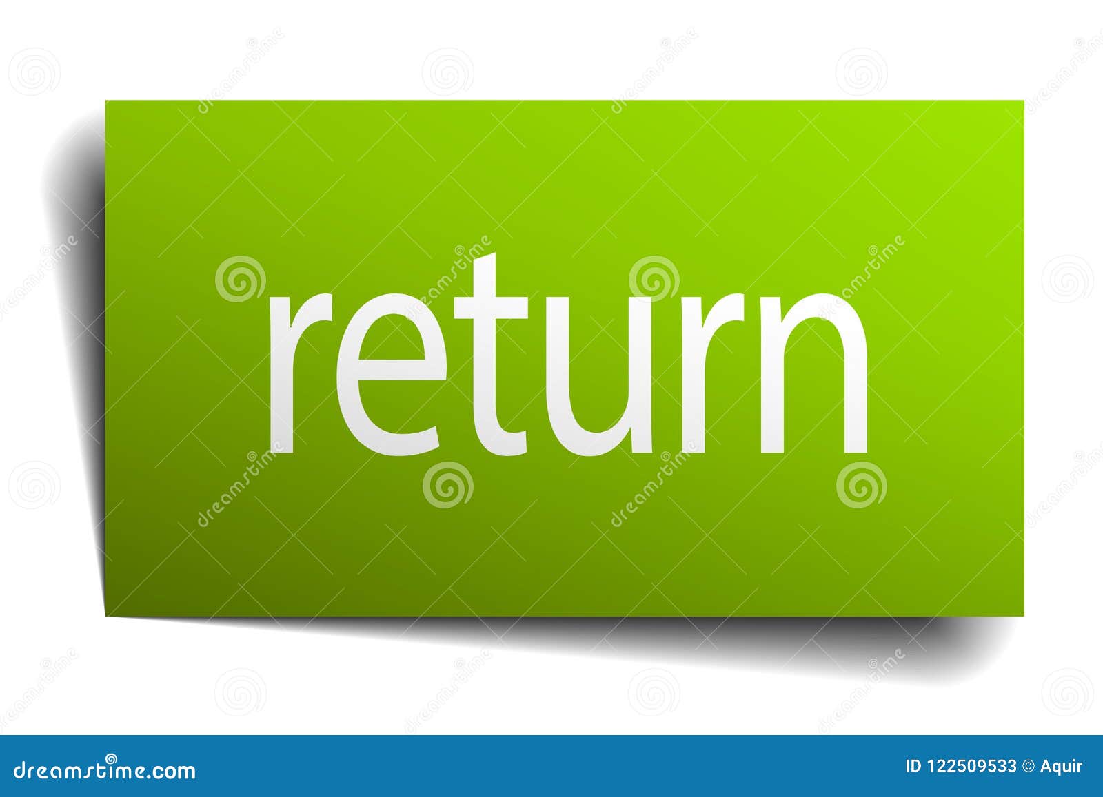 Return sign stock vector. Illustration of badge, button - 122509533