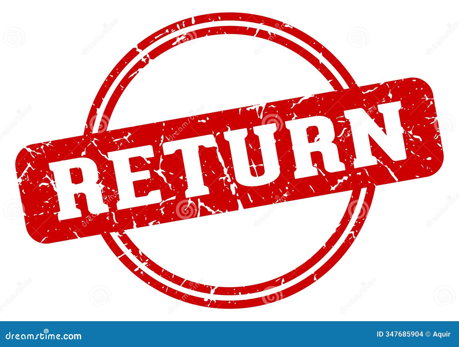 Return stamp stock vector. Illustration of insignia - 347685904