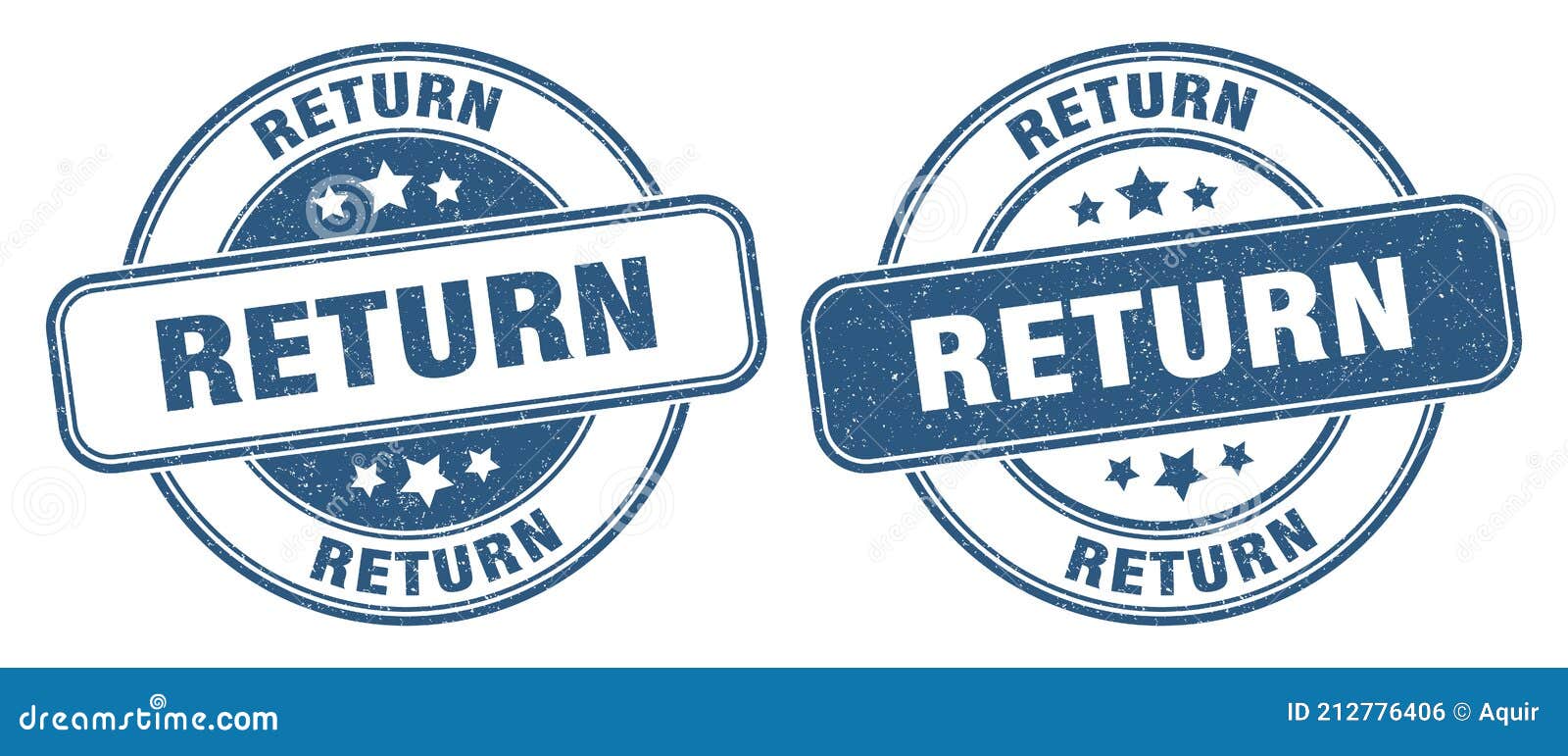 Return Stamp. Return Label. Round Grunge Sign Stock Vector ...