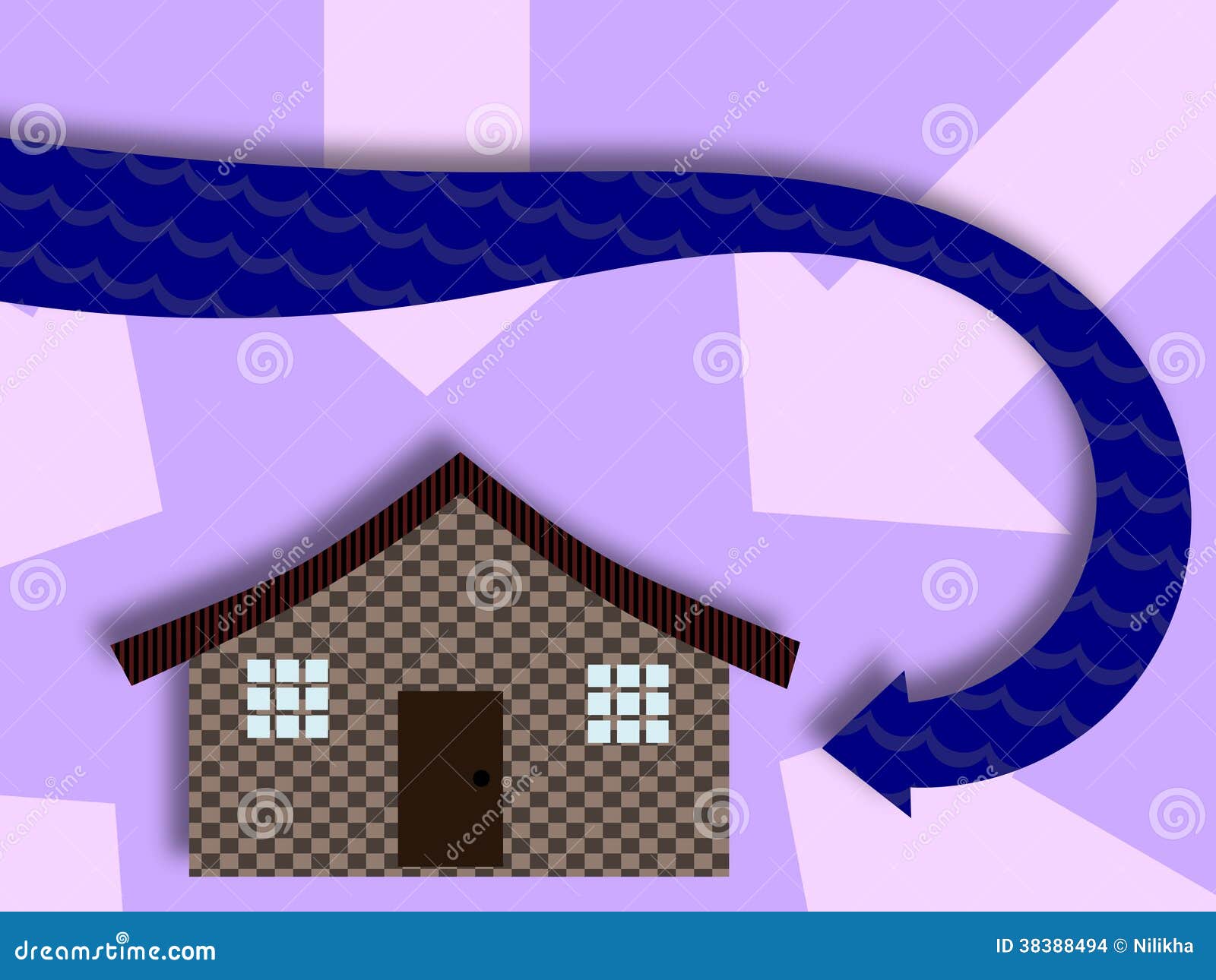 Return to home stock illustration. Illustration of concept - 38388494