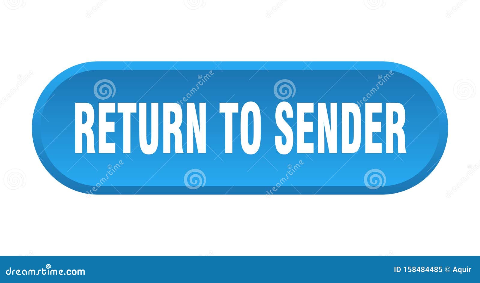 Return to sender button stock vector. Illustration of badge - 158484485