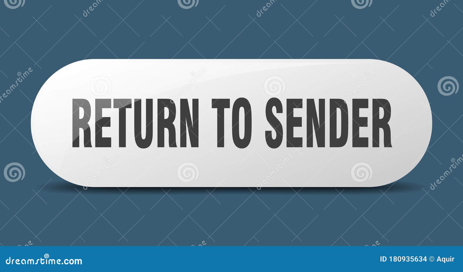 Return To Sender Button. Return To Sender Sign. Key. Push Button Stock ...