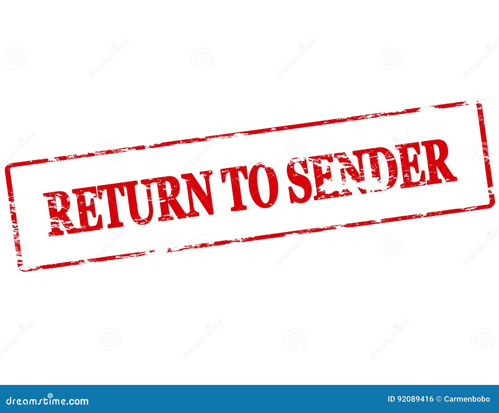 Return to sender stock illustration. Illustration of twist - 92089416