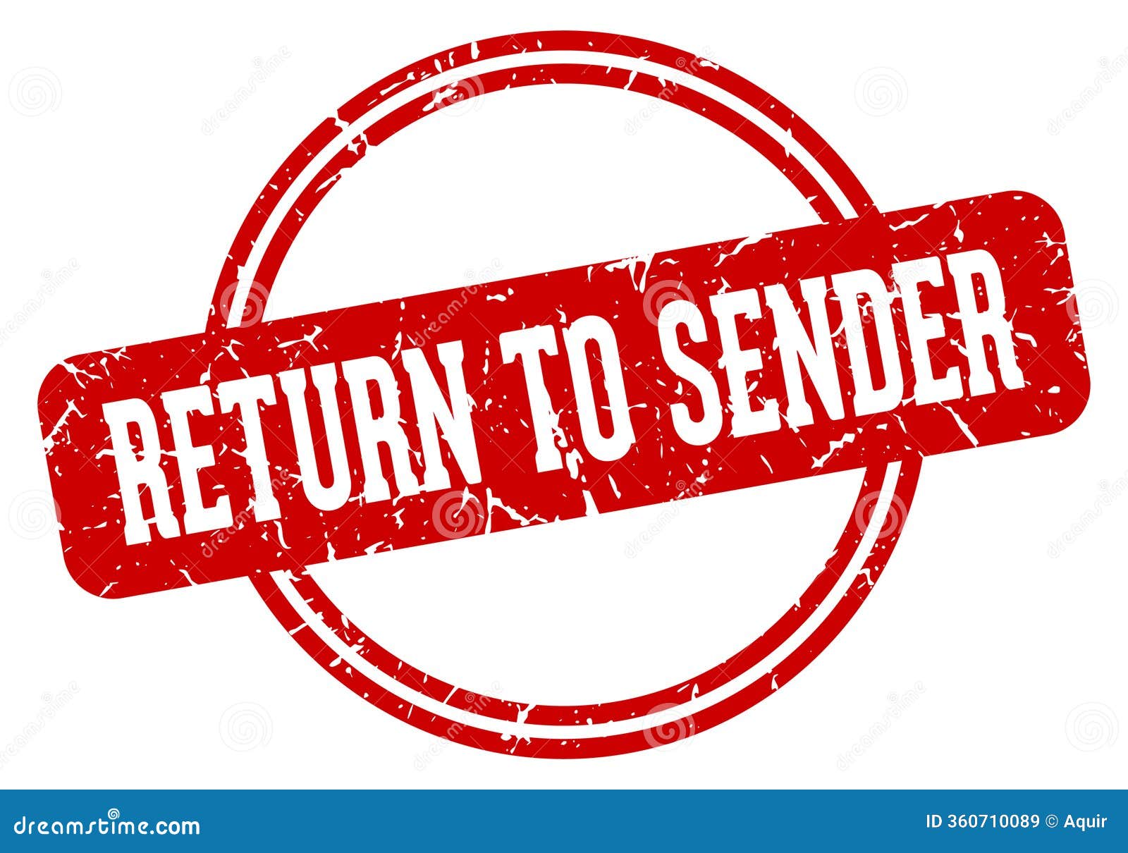 Return To Sender Sticker. Return To Sender Sign On Transparent Background Vector Illustration ...