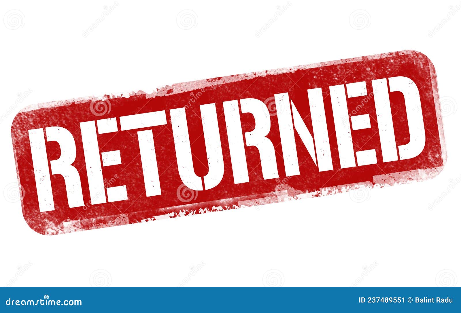 Returned Grunge Rubber Stamp Stock Vector - Illustration of abstract ...