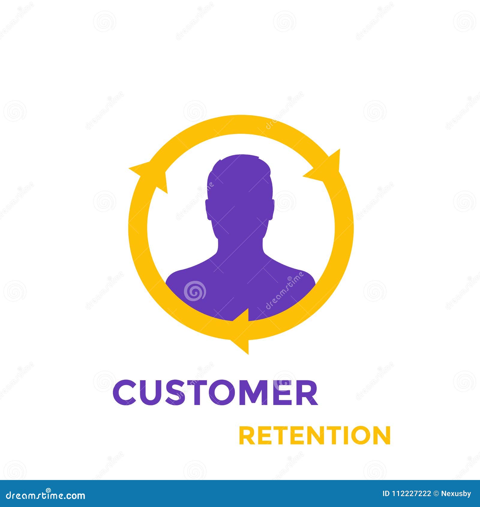 Returning Customer and Client Retention Icon Stock Vector ... Returning Customer and Client Retention Icon Stock Vector ...
