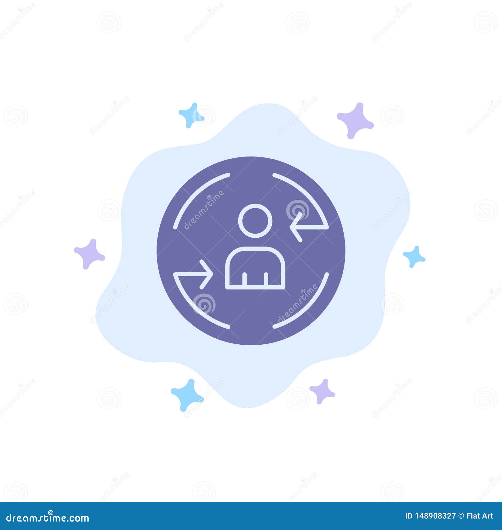 Returning, Visitor, Digital, Marketing Blue Icon on Abstract Cloud ... Returning, Visitor, Digital, Marketing Blue Icon on Abstract Cloud ...