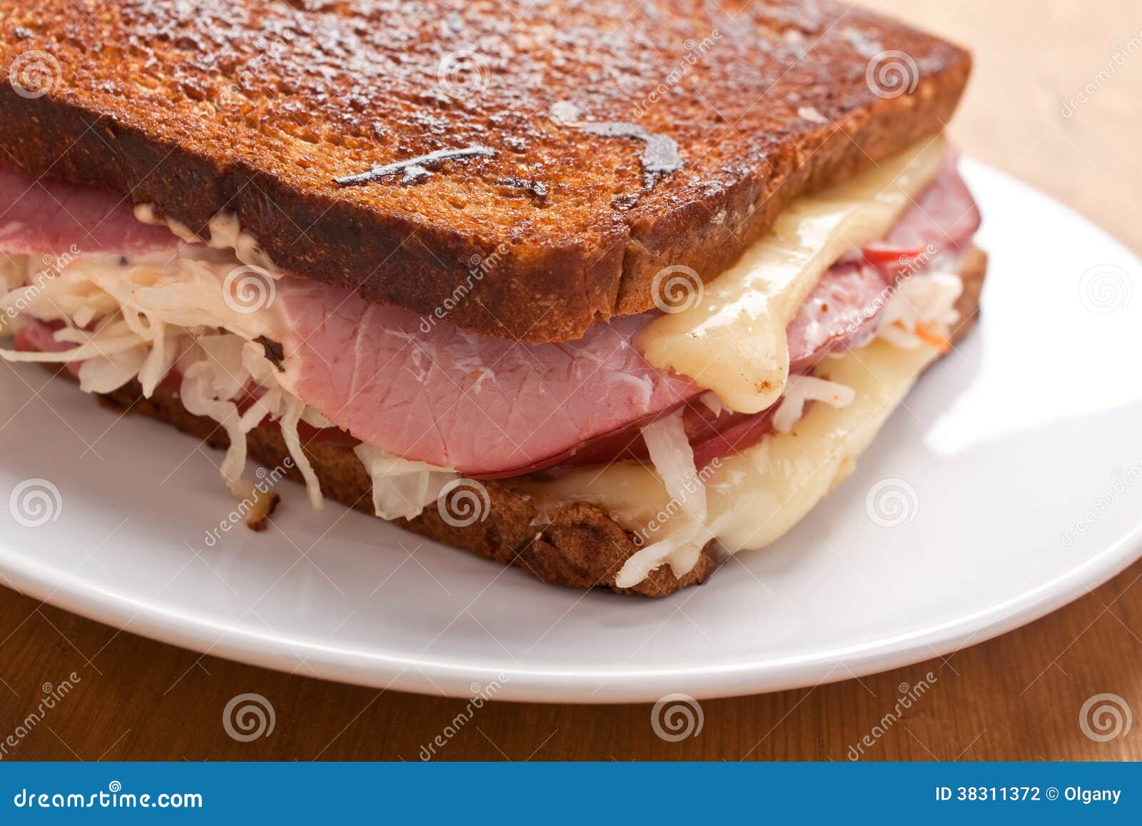 Reuben Sandwich stock photo. Image of fried, sandwich - 38311372