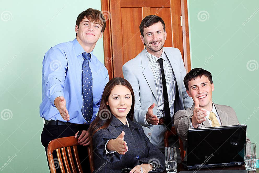 Reunión imagen de archivo. Imagen de hombres, manos, conjunto - 10837433