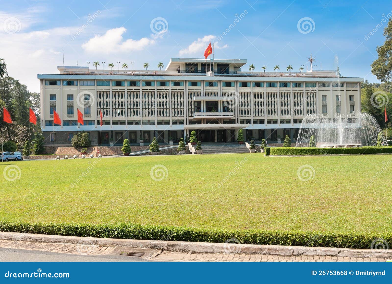 Reunification palace stock photo. Image of palace, built - 26753668