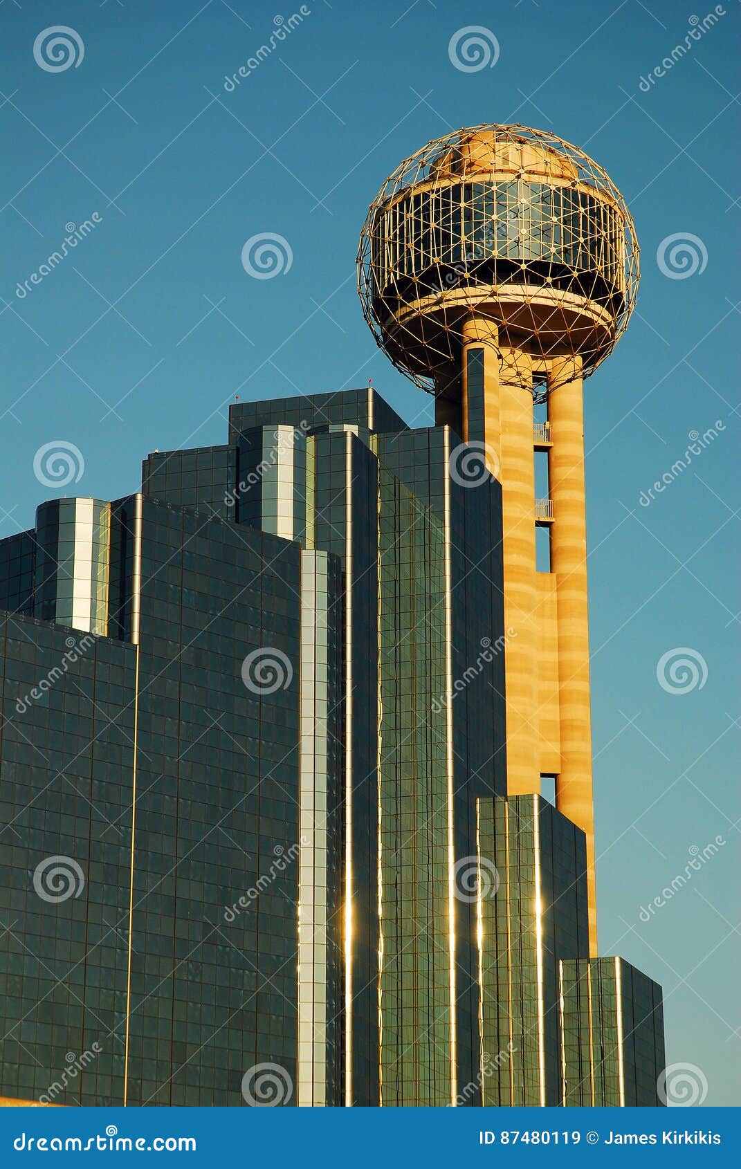 Reunion Center and Tower, Dallas Editorial Stock Image - Image of ...