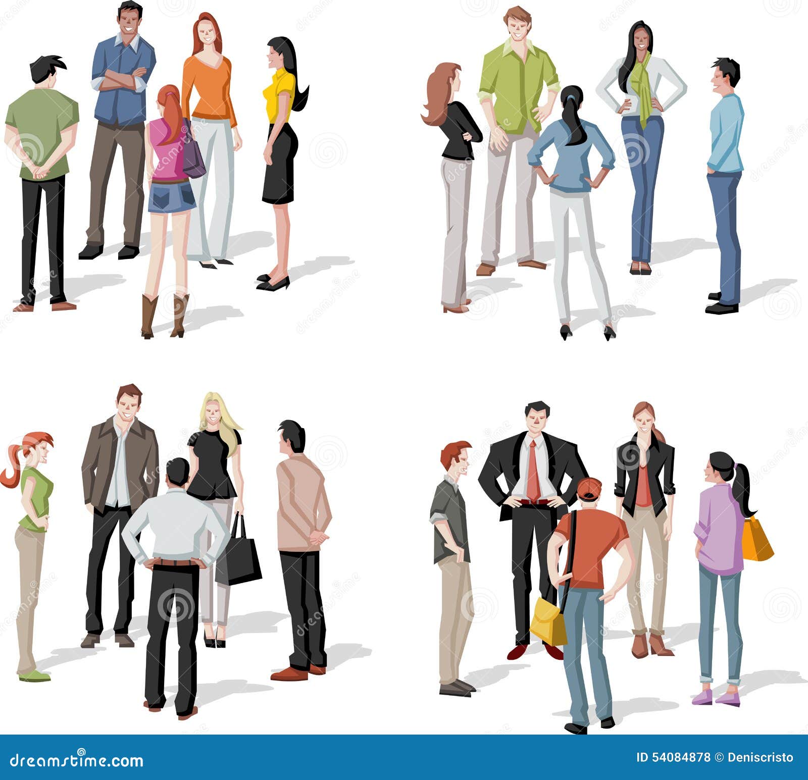 Reunion. stock vector. Illustration of individuality - 54084878