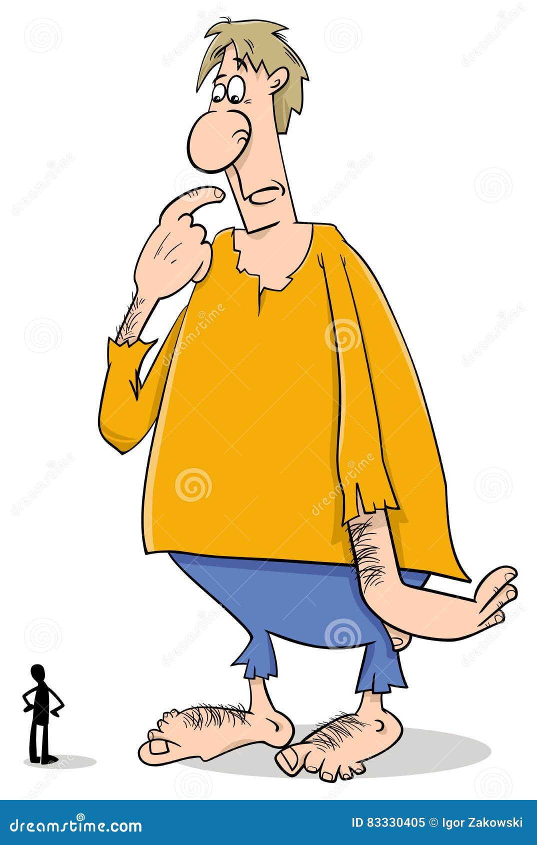 Reus En Mensenfantasiekarakters Vector Illustratie - Illustration of ...