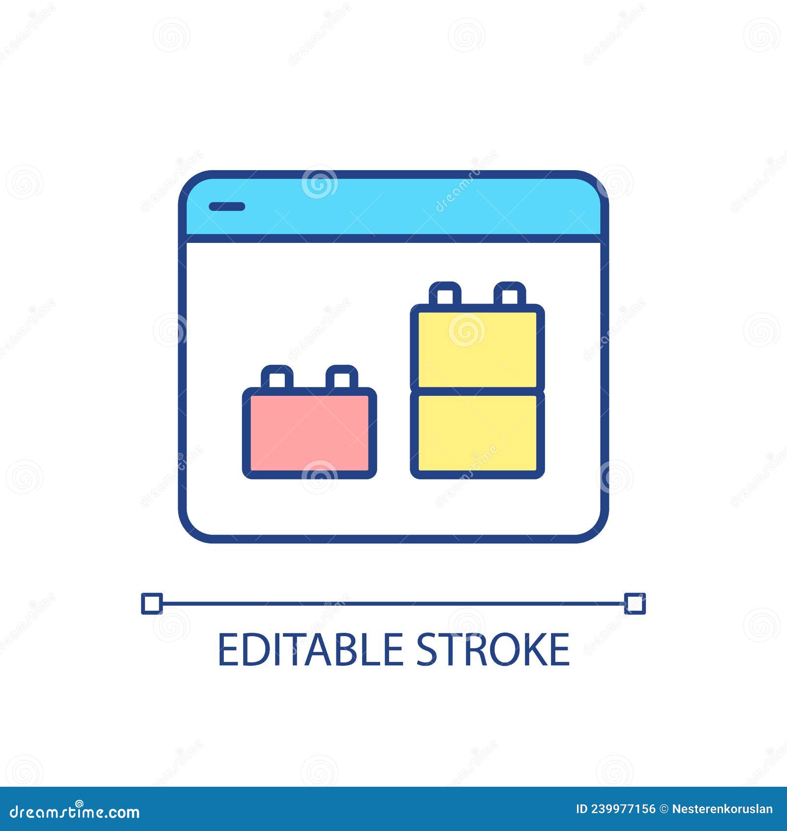 Reusability of Software RGB Color Icon Stock Vector - Illustration of ...