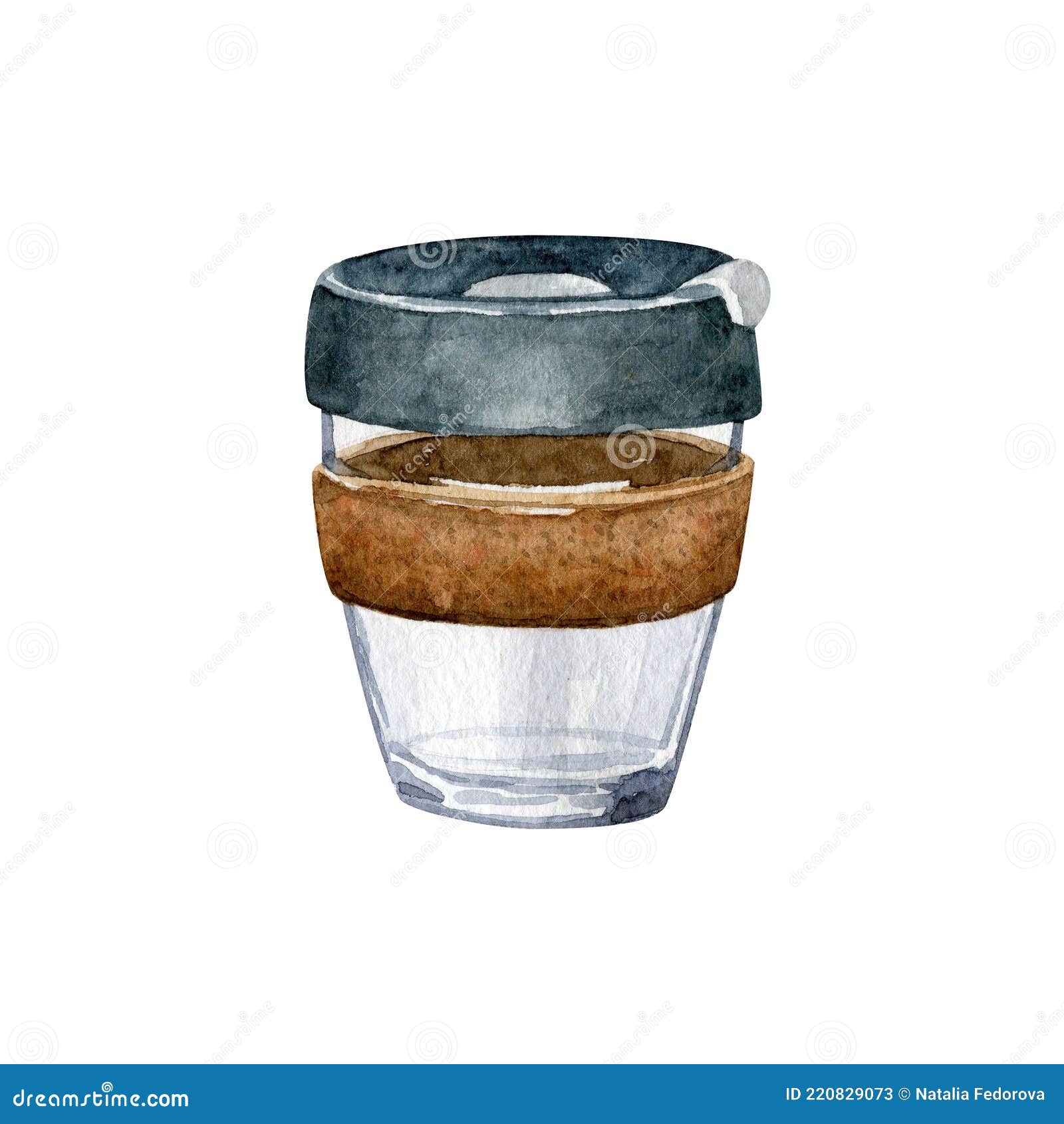 Reusable Coffee Cup Vector Outline Black Icon | CartoonDealer.com ...