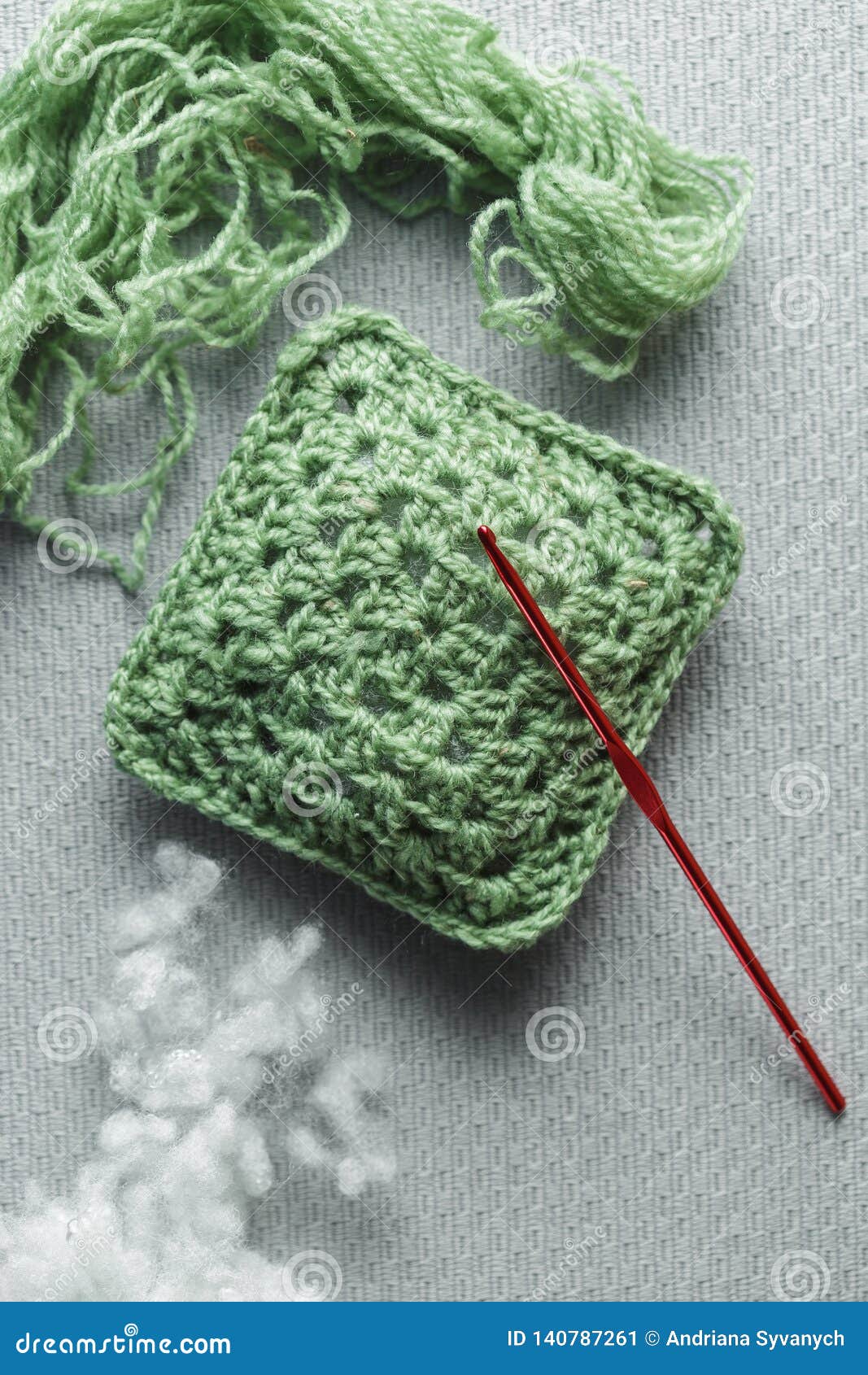 Reusable Crochet Hand Made Sponge for Dish Washing Stock Image - Image ...