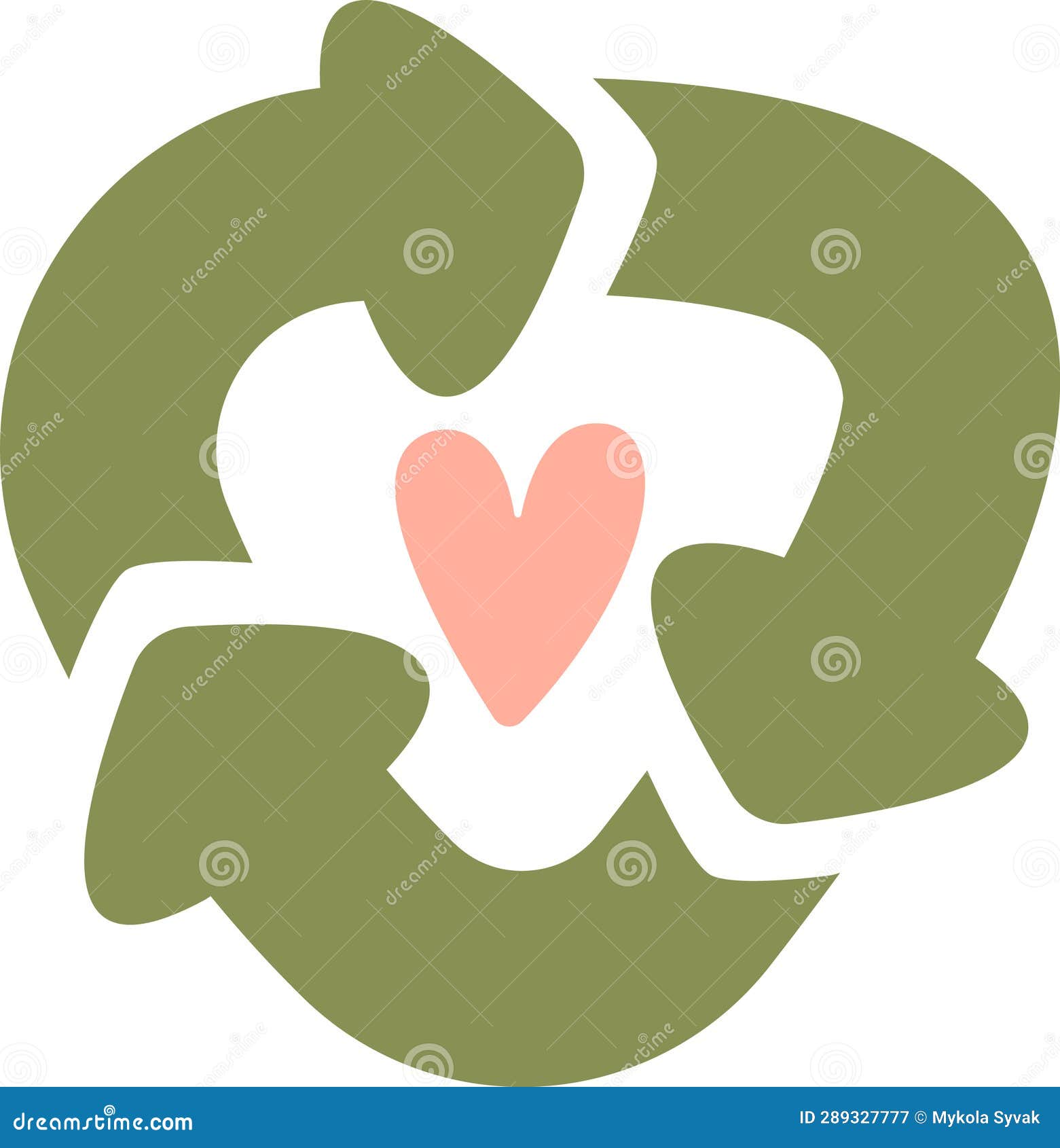 Reusable Logo Icon stock illustration. Illustration of reduce - 289327777