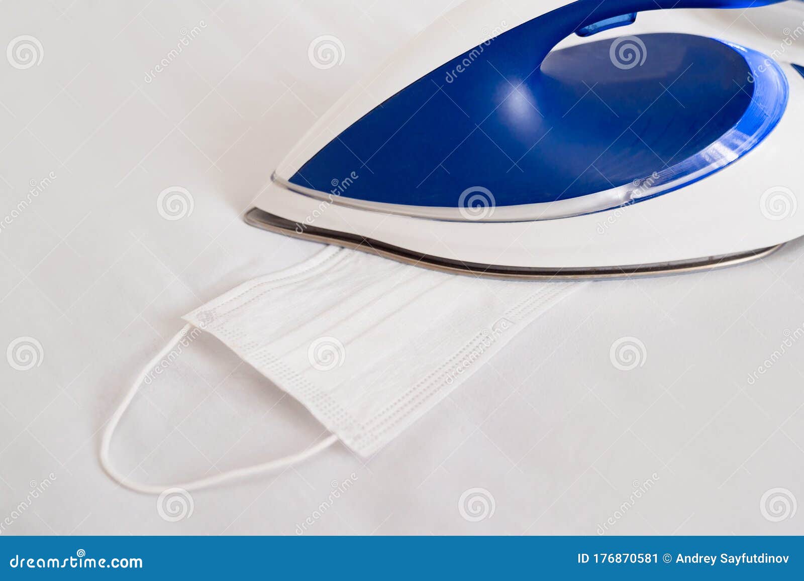 Reusable Medical Masks from Viruses Life Hack Iron Stock Image - Image ...