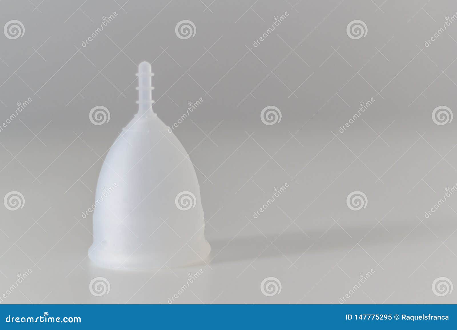 Reusable Menstrual Cup on White Background Stock Image - Image of blood ...