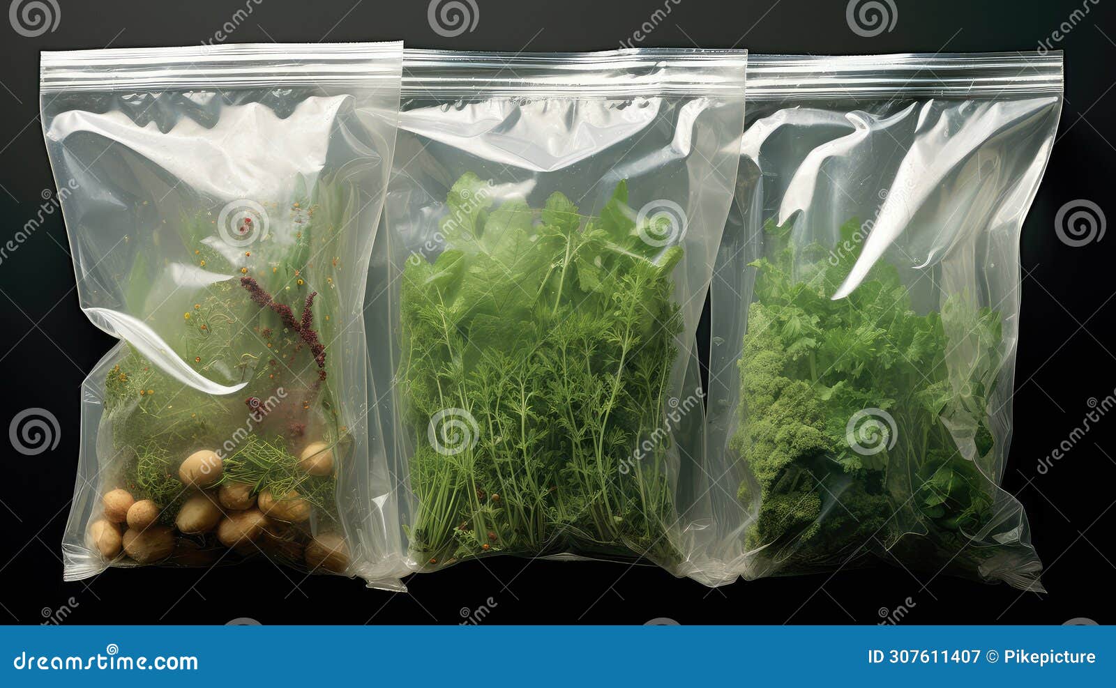 Reusable Plastic Bag Package Stock Illustration - Illustration of ...