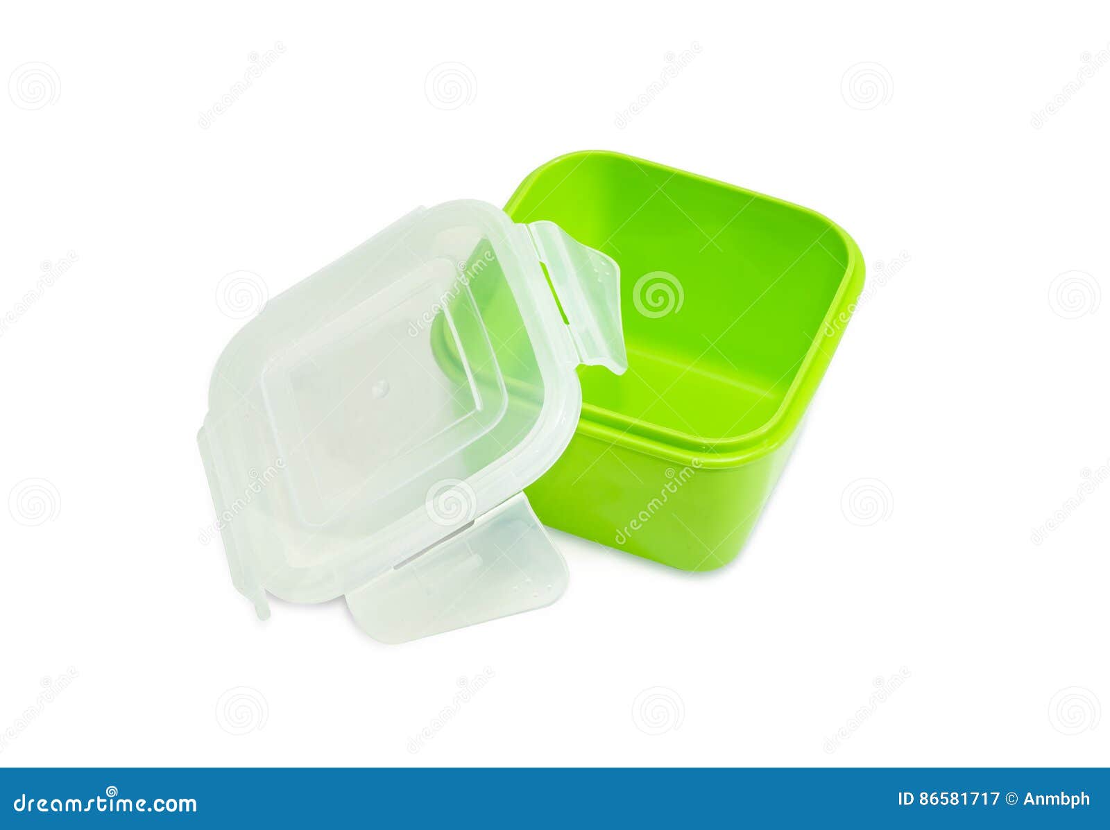 Reusable Plastic Food Storage Container for Home Use Stock Image ...