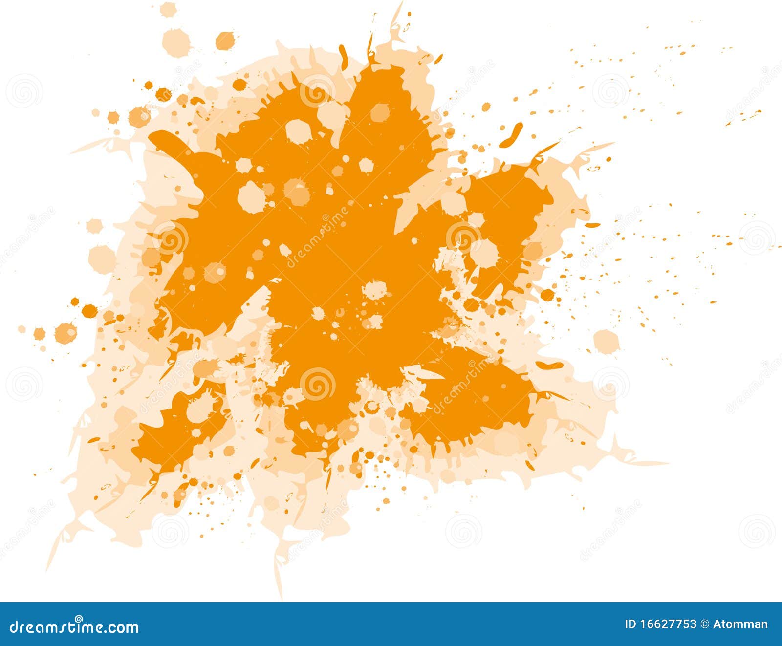 Reusachtige inktvlek stock illustratie. Illustratie bestaande uit vuil ...