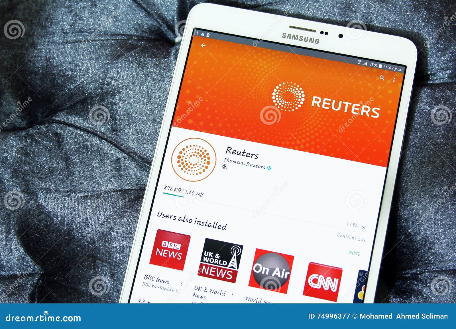 Reuters App on Google Play Store Editorial Photography - Image of ...