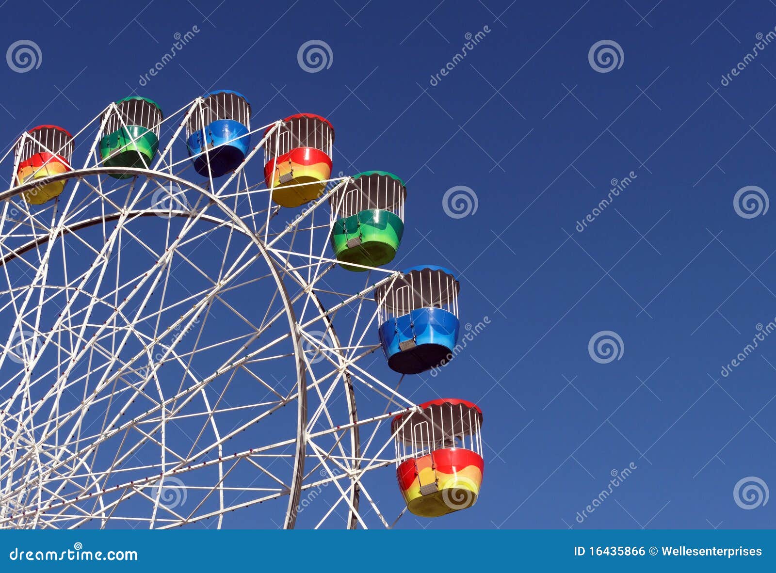 Reuzenrad stock foto. Image of pret, wiel, carnaval, vermaak - 16435866